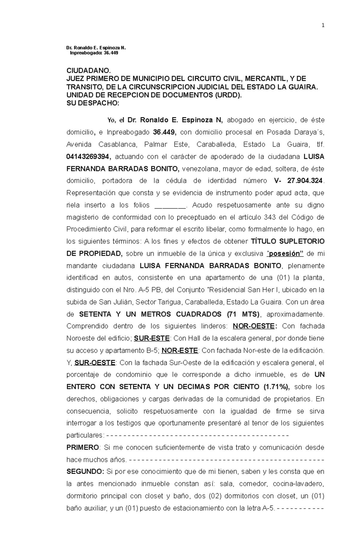 Reforma de Libelo - Derecho romano - UCS - Studocu