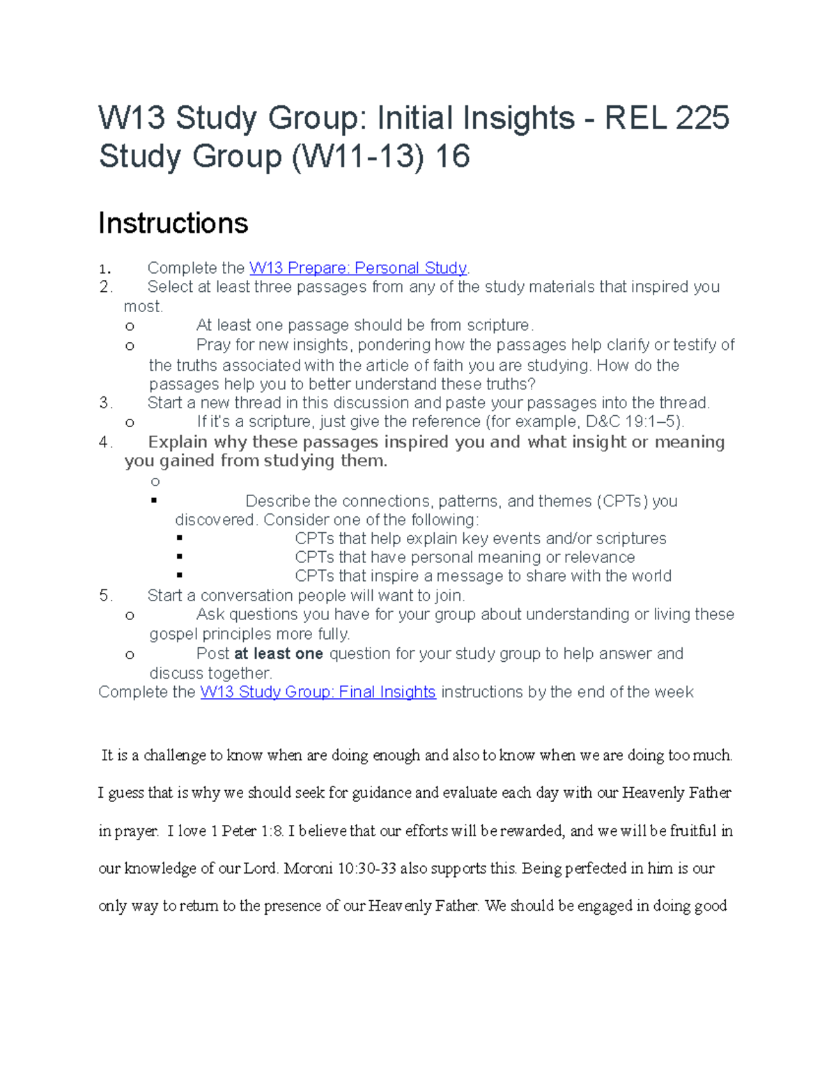 W13 Study Group Initial Insights - REL 225 Study Group (W11-13) 16 ...