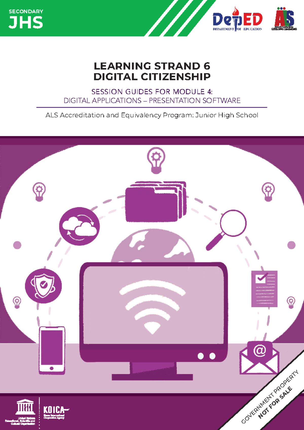 Unesco ALS LS6 Digicit SG04 (V1 - SECONDARY JHS LEARNING STRAND 6 ...