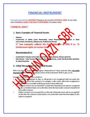 IFRS 15 Notes PDF - IFRS 15 - Revenue from Contracts with Customers ...