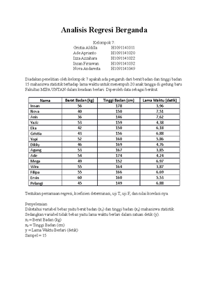 ALUR- Regresi-SPSS - tutorial menggunakan basic SPSS - ALUR UJI REGRESI DENGAN SPSS ENTRY DATA ...