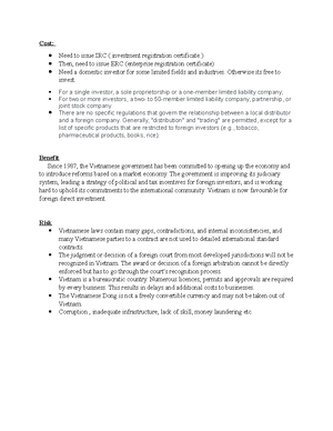 INB 372 Course Outline FALL 2021 - School of Business Department of ...