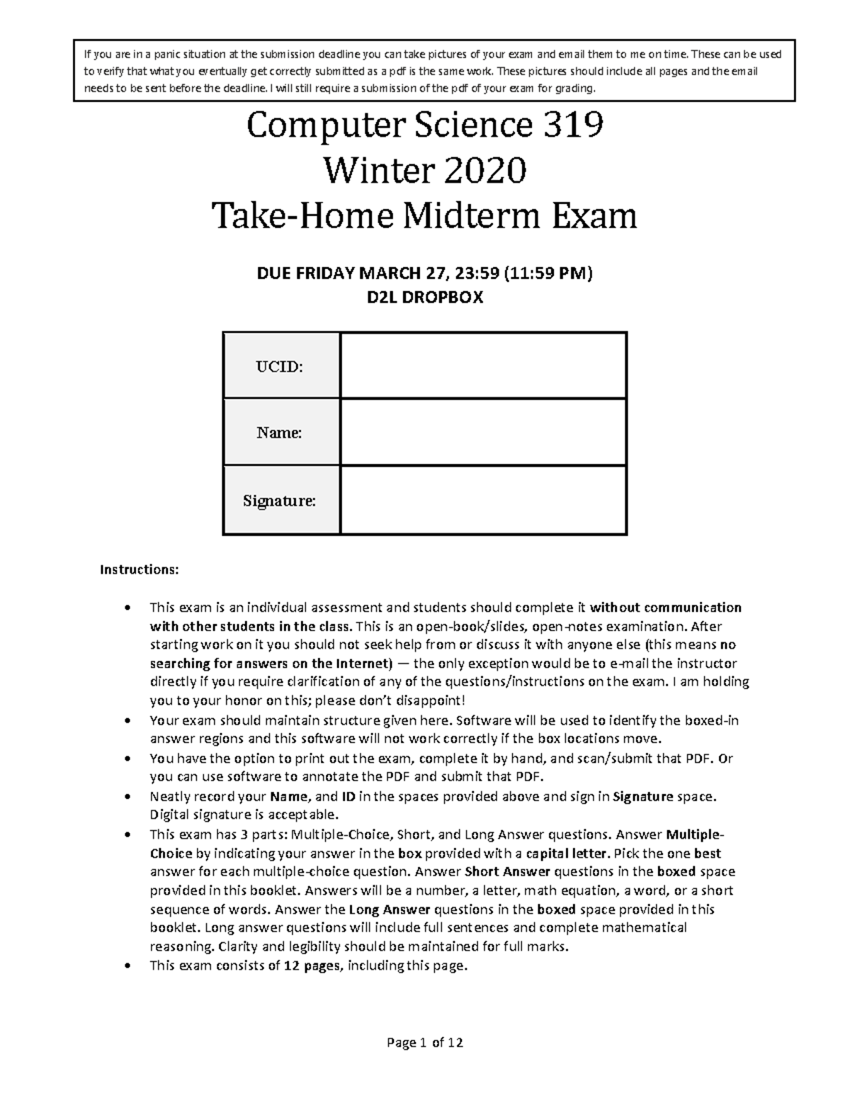 Test 5 22 April 2020 Questions Warning Tt Undefined Function 32 Warning Tt Undefined