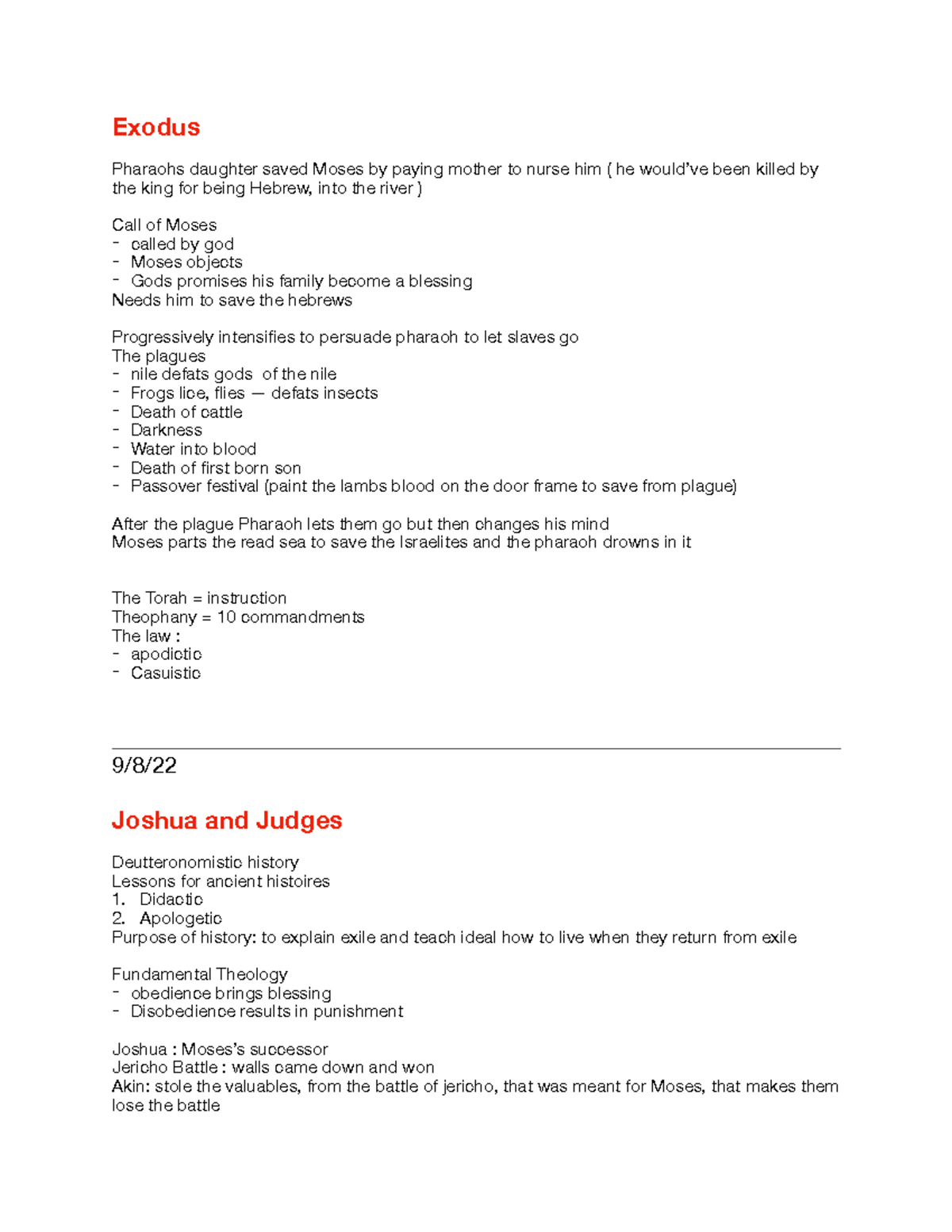 9:6:22 - genesis exodus and former prophets - Exodus Pharaohs daughter ...