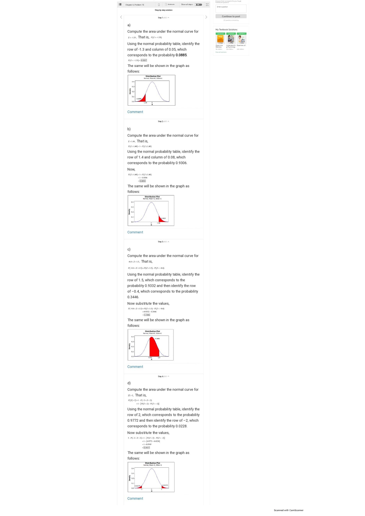 Openintro Chap4 Solutions - Thermal and Statistical Physics - Studocu