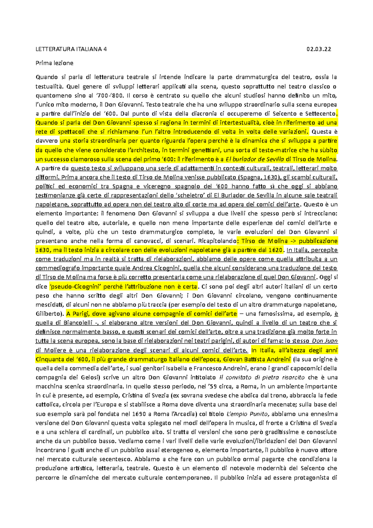 Puggioni 1 - prima lezione del docente di letteratura italiana 4 , sul ...