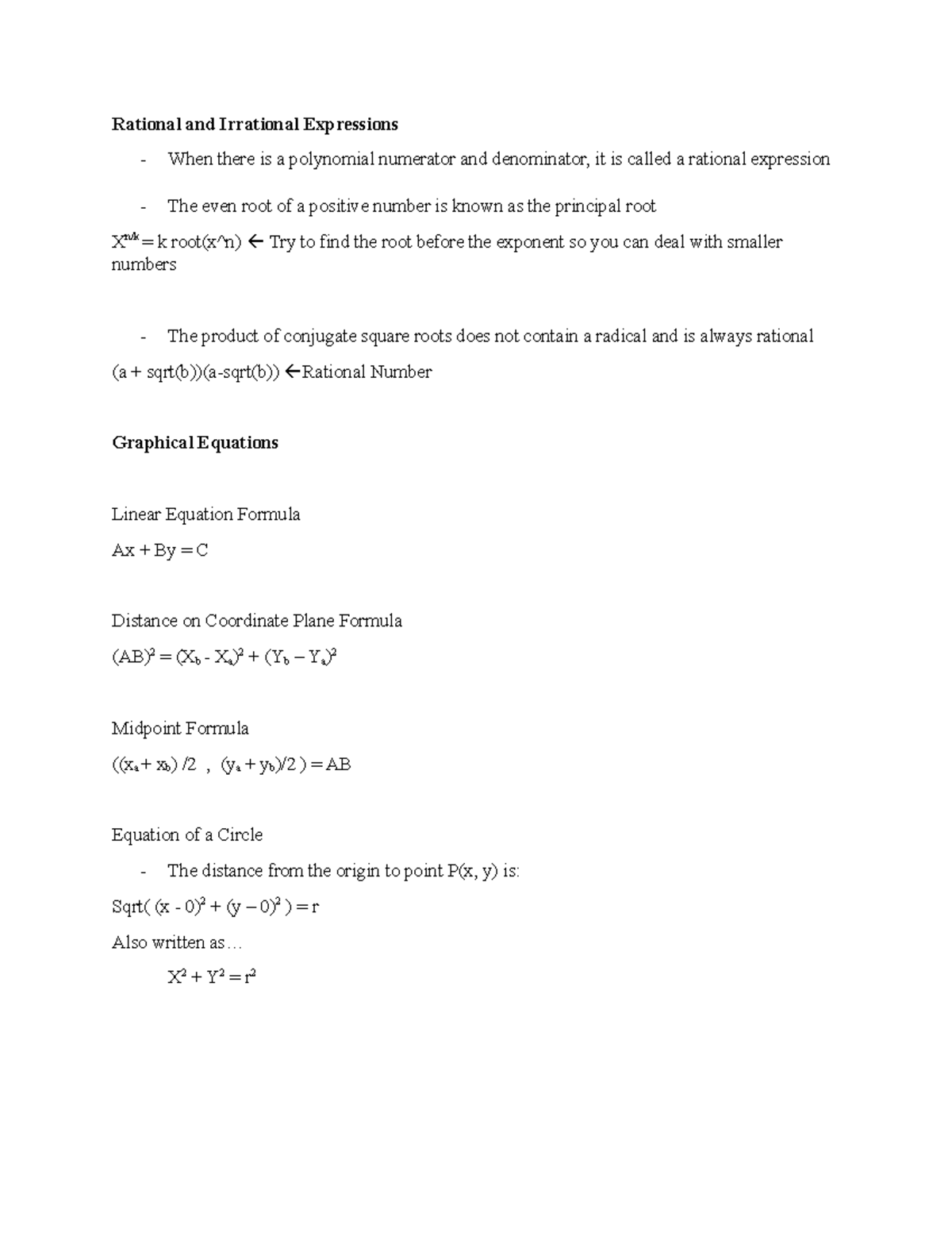 Rational And Irrational Expressions X 2 Y 2 R 2 Studocu rational-and-irrational-expressions-x-2-y-2-r-2-studocu