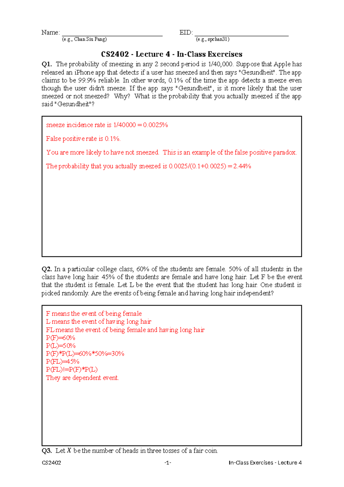 Ex-Lab 4-Solution - Name: _____________________________ EID