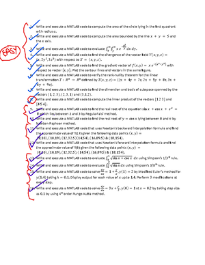 Module 5 Question bank Mathematics-II for CSE Stream Bmats 201 - BMS ...