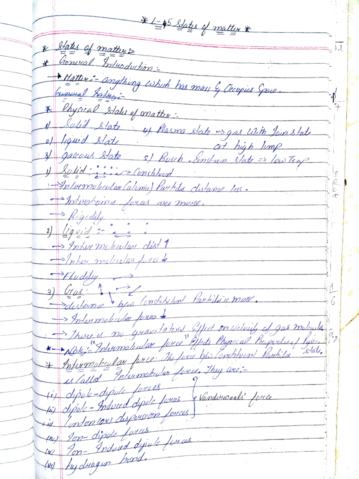 States of Matter (Complete Notes with Example and Imp Formulas) - l i ...