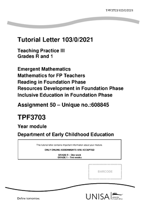 501 2020 0 b Additional Resources - FPT3701 - Unisa - Studocu