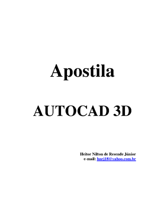 Apostila de Autocad - UNIVERSIDADE FEDERAL DE JUIZ DE FORA FACULDADE DE ...