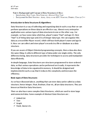 Unit 2 Algorithms bitinfo Nepal - DSA notes unit- Algorithm and its ...