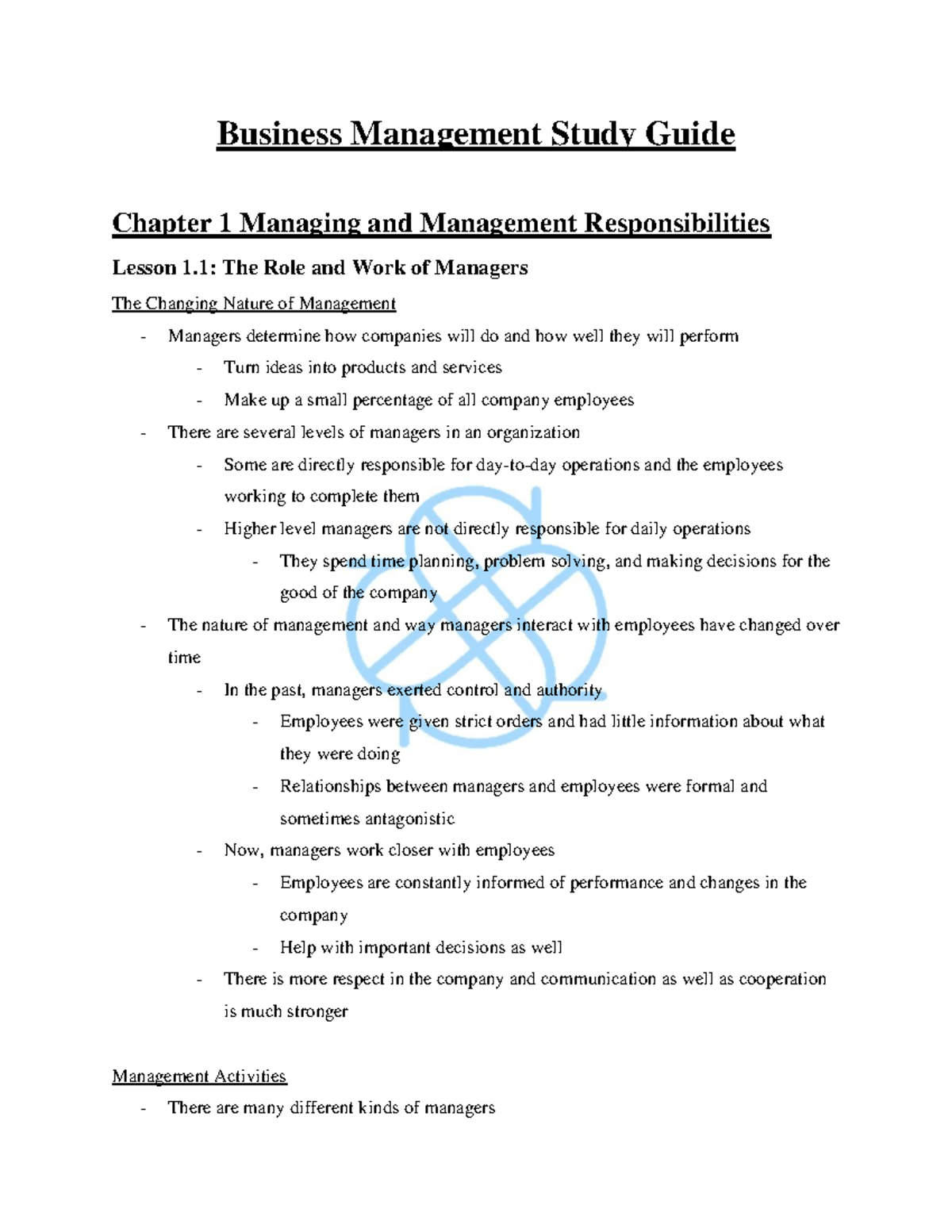 60a180986 b689459 a06de780 SS-Biz-Managment - Business Management Study ...