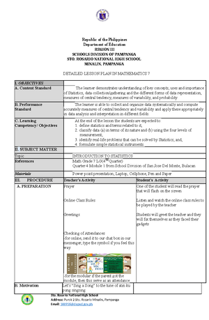 MELCs-MTB - MELCS-MTB - Grade Level: Grade 1 Subject: Mother Tongue ...