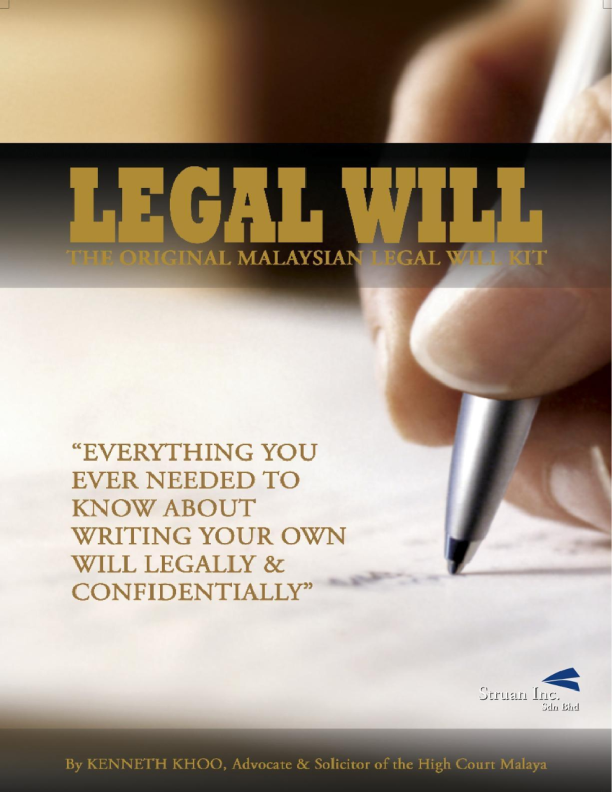 FREE Will Forms - Will form - The Original MALAYSIAN LEGAL WILL KIT 1 ...