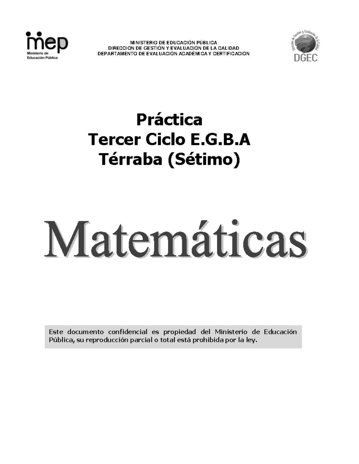 Practica-matematicas-iii ciclo-terraba - Este documento confidencial es ...