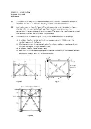 Test 1 - STRUCTURAL ANALYSIS - Faculty of Civil Engineering Universiti ...