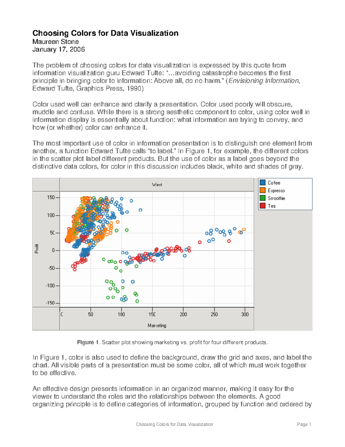 Choosing colors for data visualization - . catastrophe becomes the ...