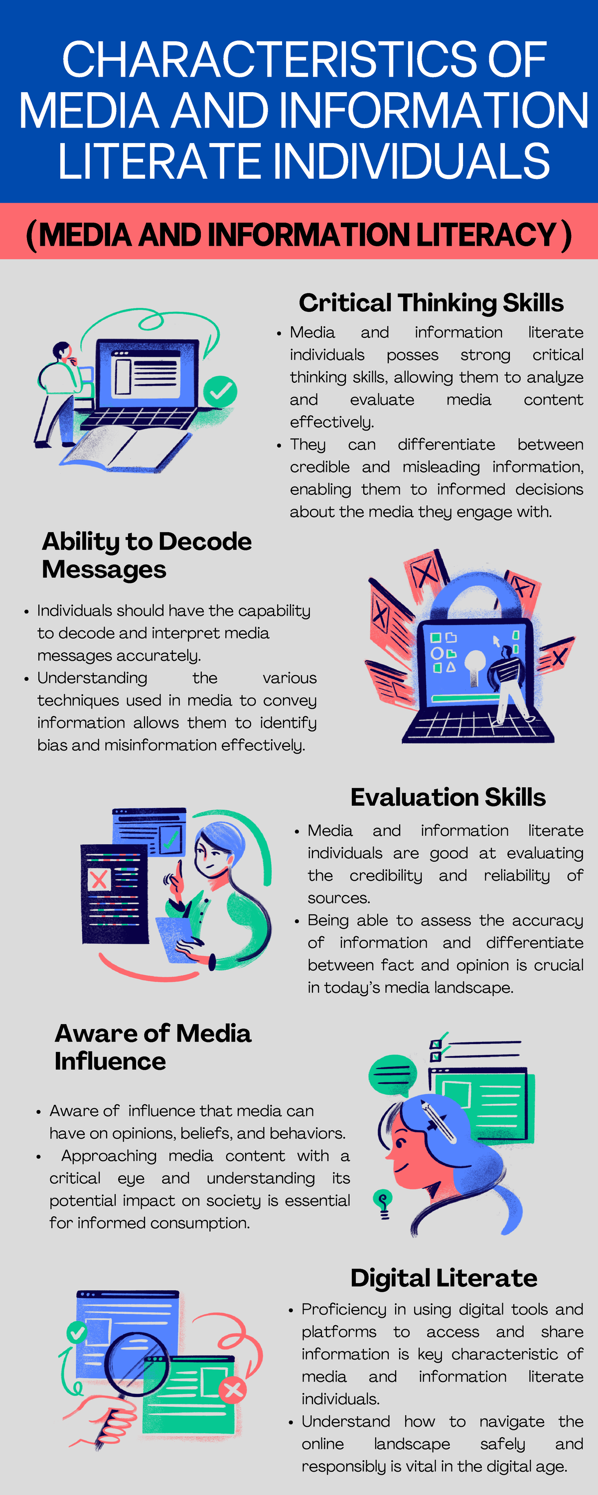 characteristics of media and information literate individual - (MEDIA ...