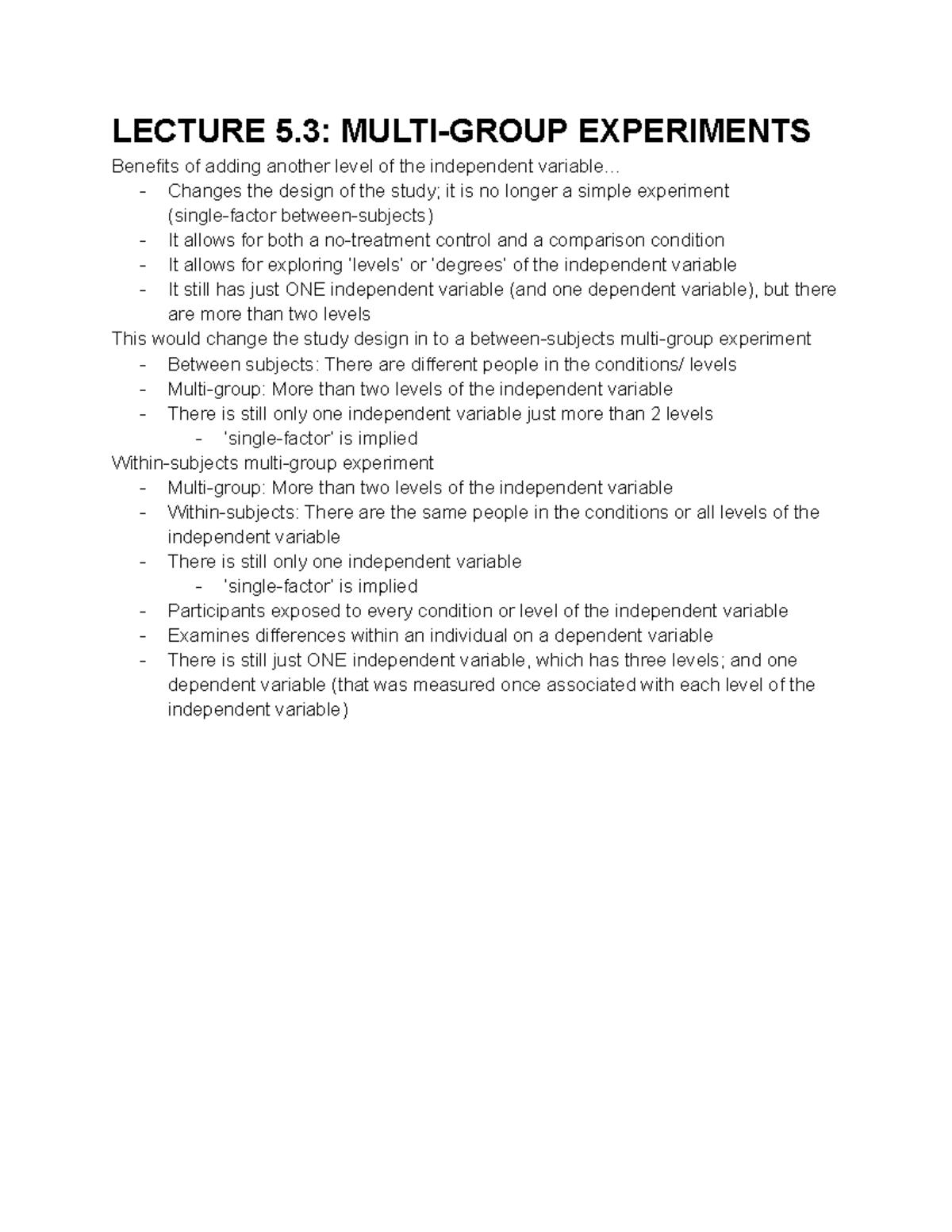 PSY10A L5.3 - This was taken winter 2021 with Dr. Albada - LECTURE 5 ...