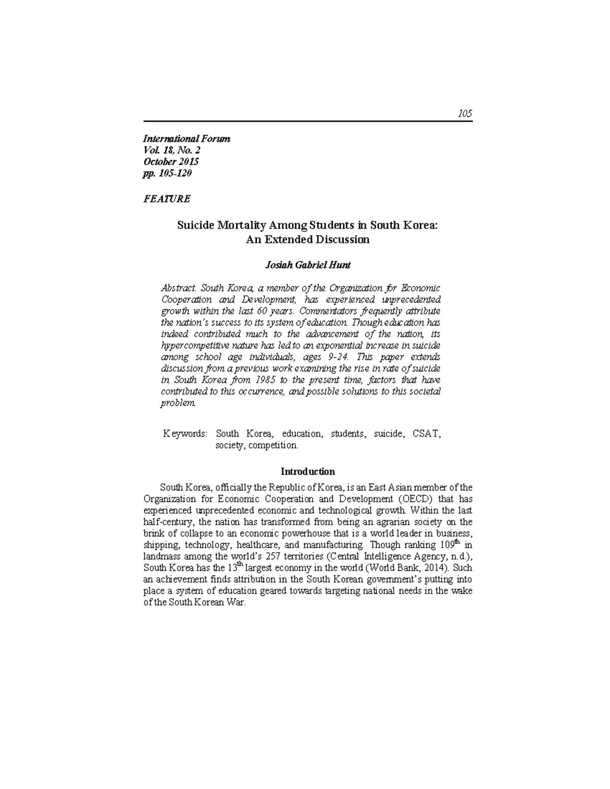 115-Article Text-197-1-10-202006 28 - 105 International Forum Vol. 18 ...