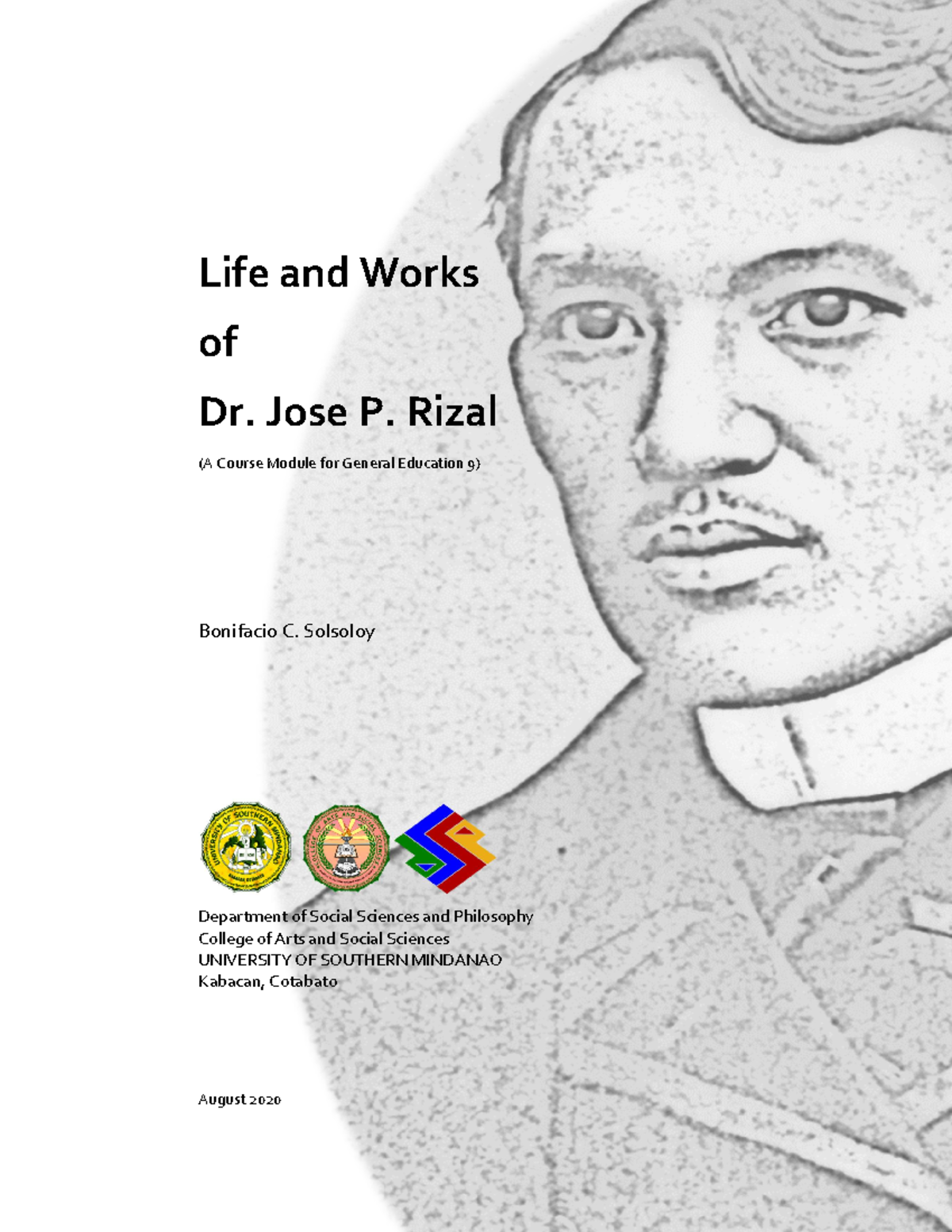 Module GE9 Life and Works of Dr. Jose P. RIzal 2020 3 (1)-1-23 - Life ...