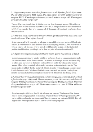 Tutorial 4 - What is the difference between the forward price and the ...