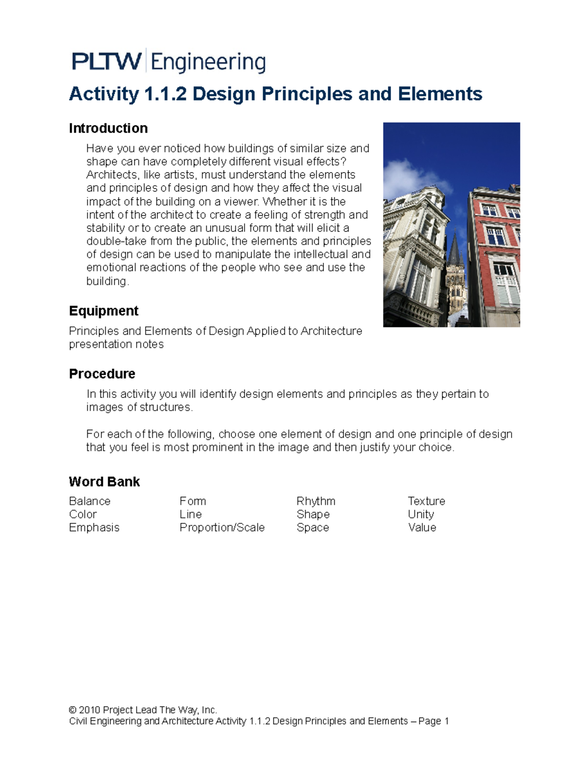 1.1.2.A Design Principles Elements (1)-1 - Activity 1.1 Design ...