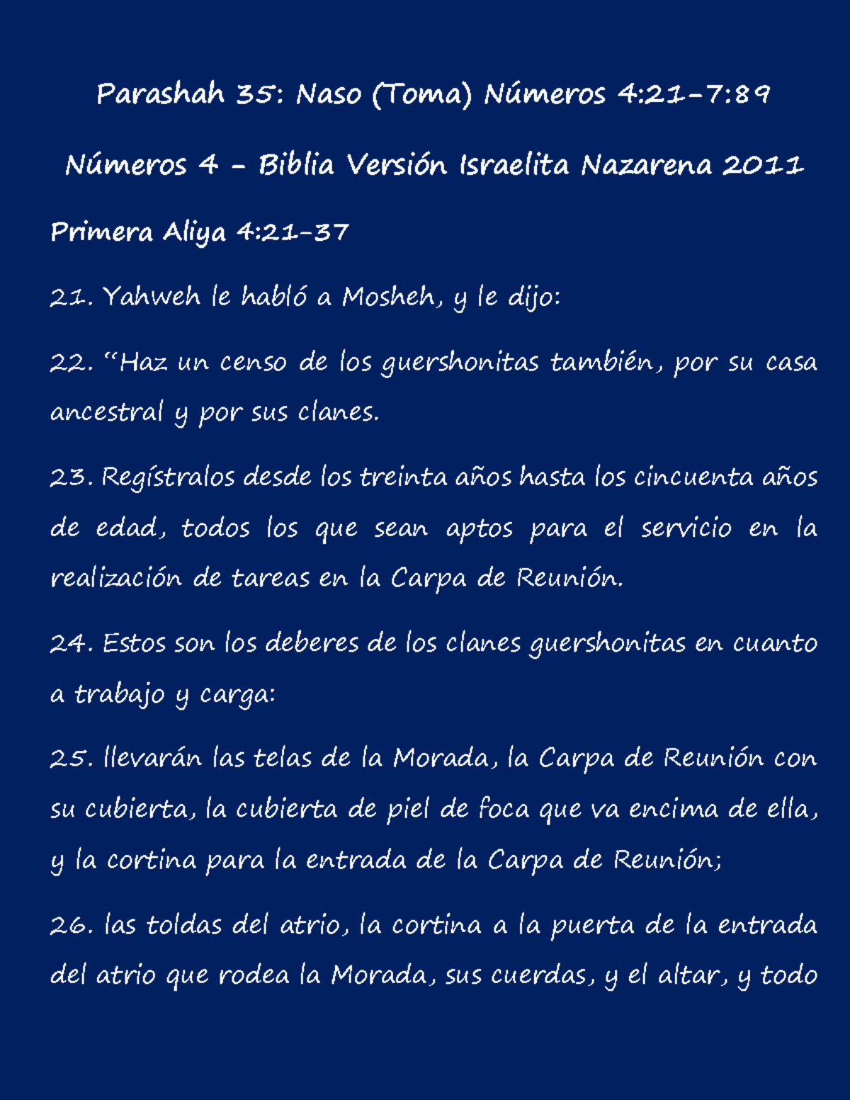 Parashat 35 - Parashah 35 Naso (Toma) - Parashah 35: Naso (Toma ...