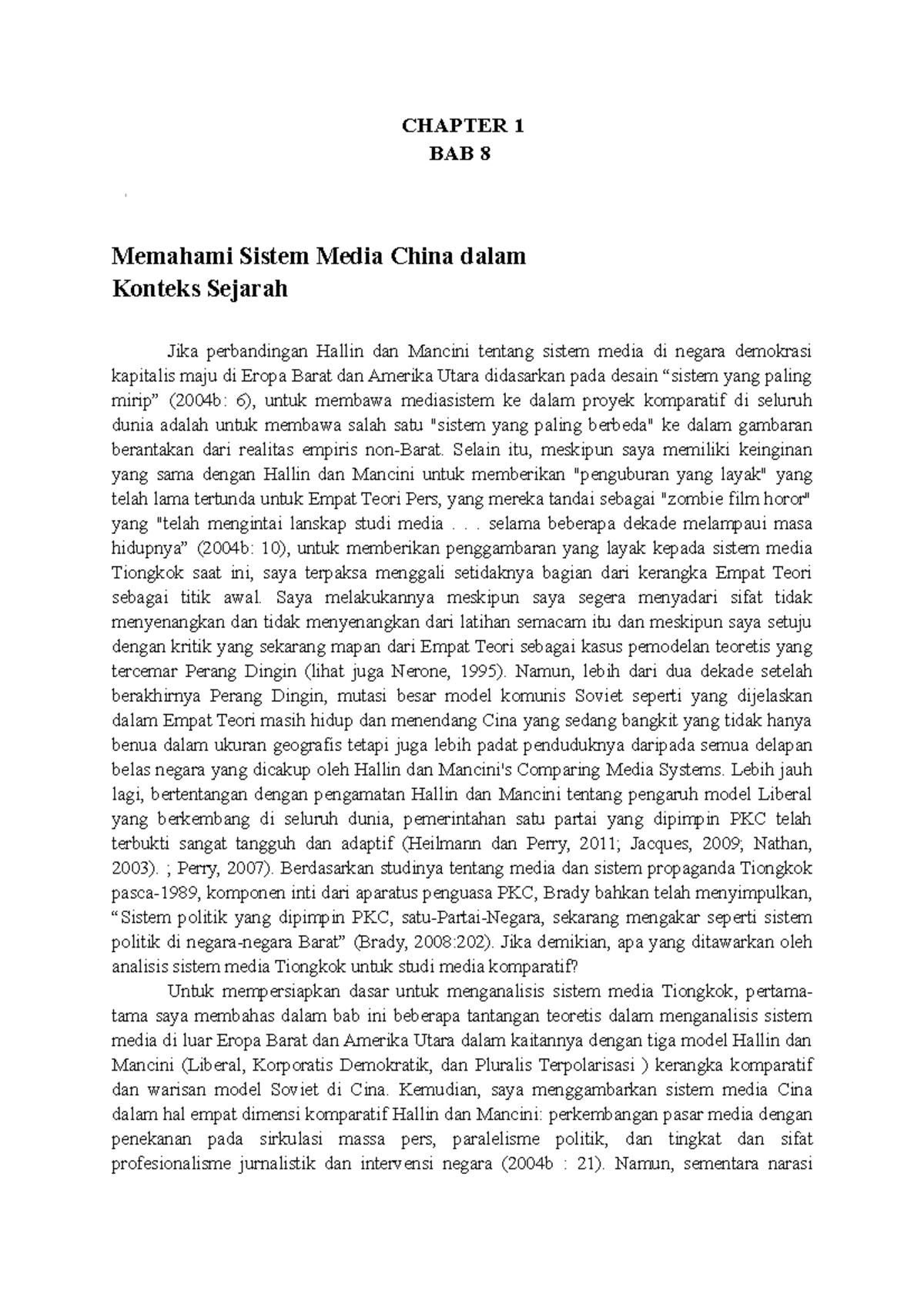 Chapter 1, Bab 8 - Berikut merupakan summaries - CHAPTER 1 BAB 8 ...