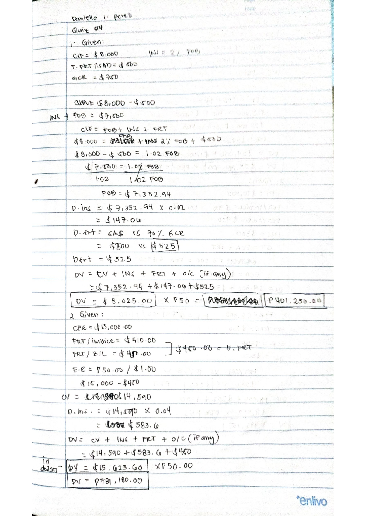 QUIZ #4 - Daniella Perez - BS Customs Administration - Studocu