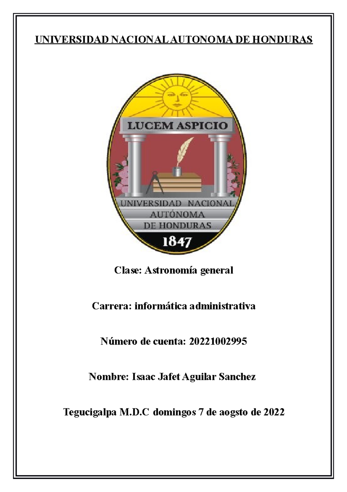 Jafet Aguilar U3T6a2 - sdsdsdsdsd - UNIVERSIDAD NACIONAL AUTONOMA DE ...