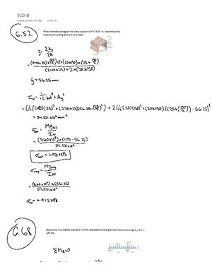 Problem 1.46 - The beam is supported by two rods AB and CD that have cross-sectional areas - Studocu