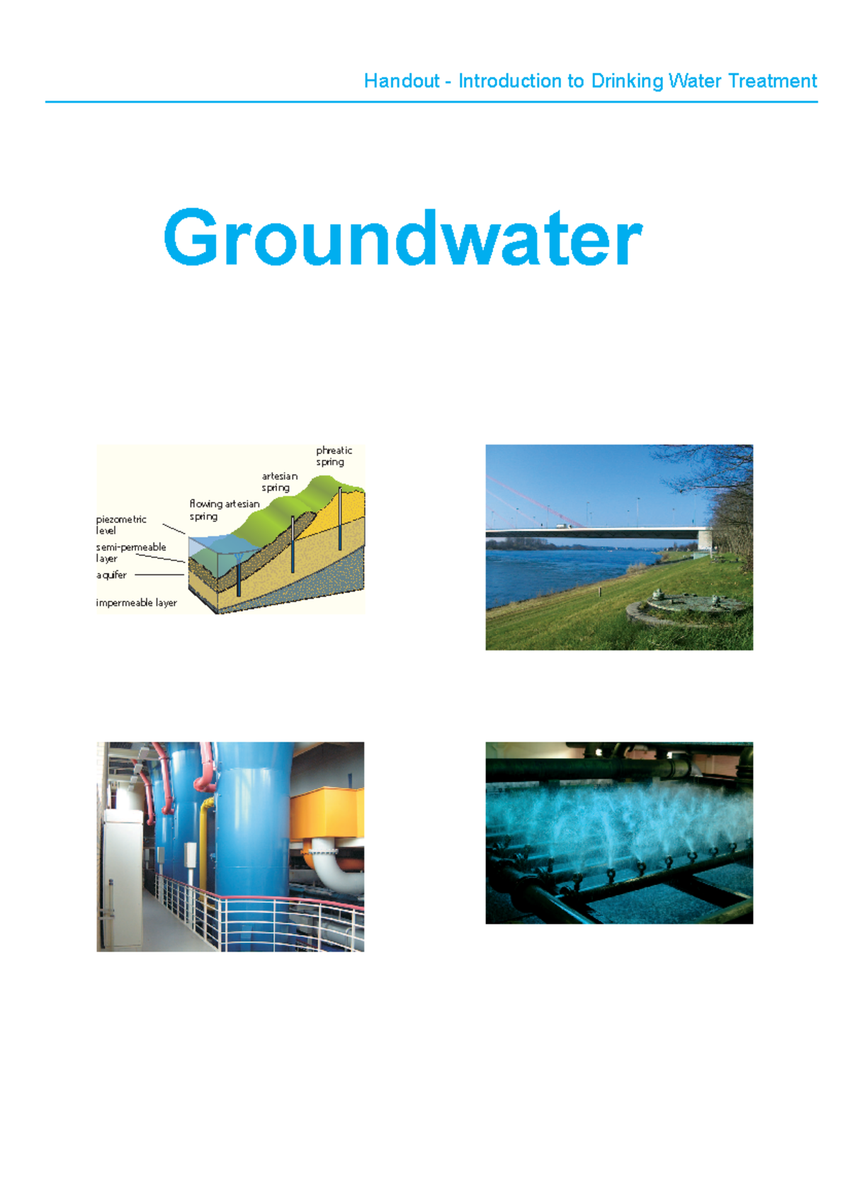 2014-CTB3365DWx-Groundwater - Groundwater Handout - Introduction to ...