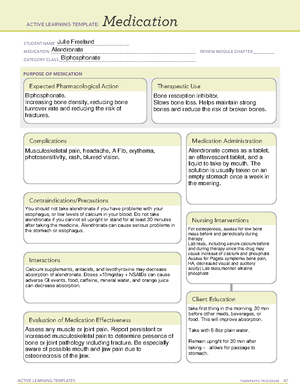 Active Learning Template - Heparin - ACTIVE LEARNING TEMPLATES ...