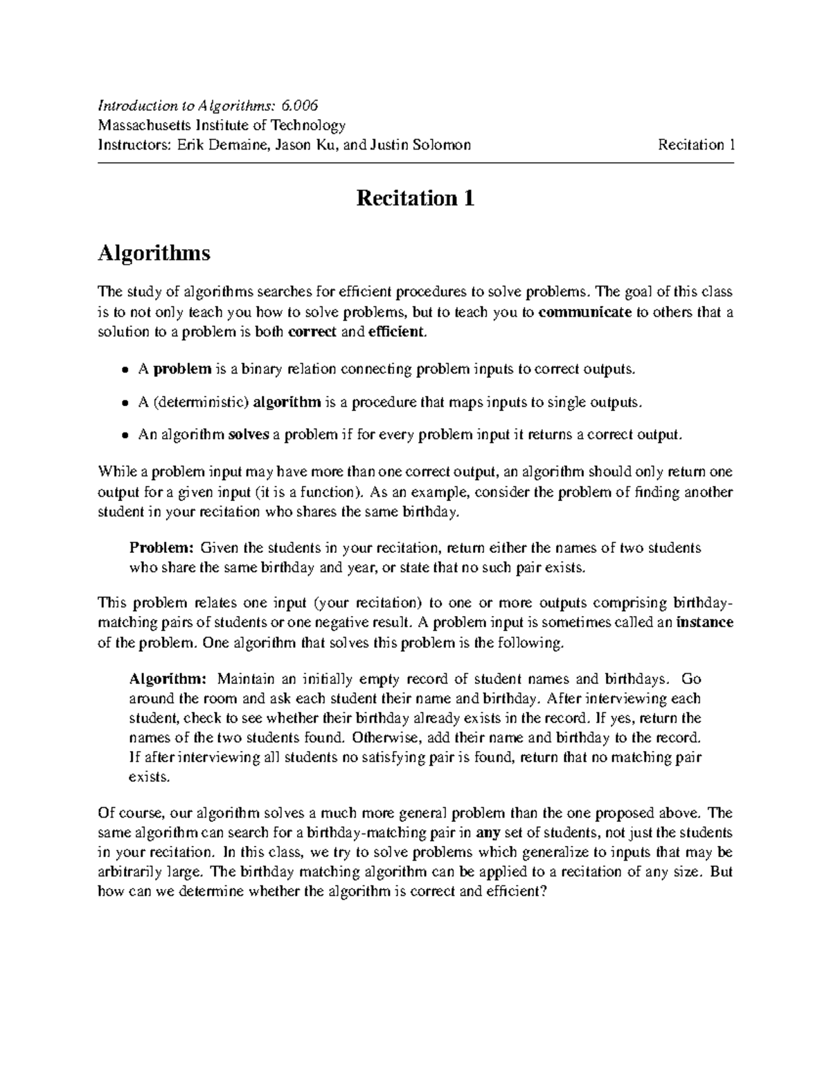 M.I.T Technical Institute Software Developer Course Lecture Notes ...