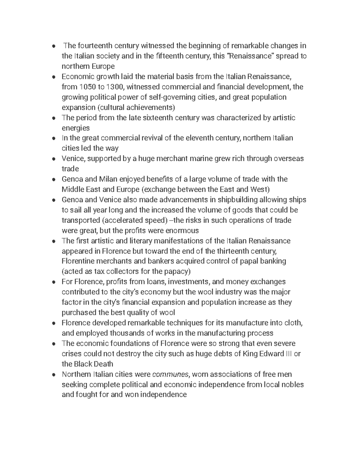 Chapter 13 European Society in the Age of the Renaissance - The ...