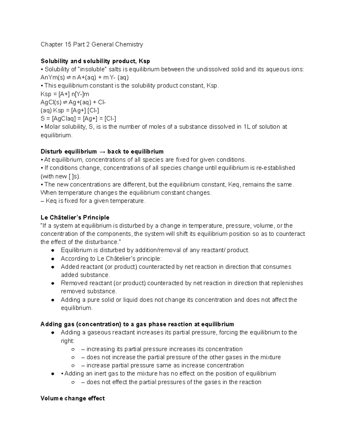 Ch 15 p2 General Chemistry CHEM 177 - Chapter 15 Part 2 General ...