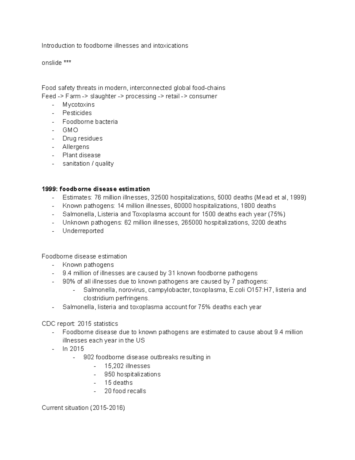 Lecture 15 - These are all the notes I took during class - Introduction ...