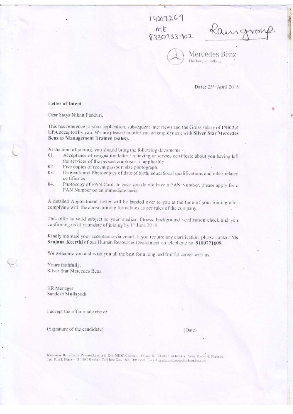 Mercedes-Benz - Hello guys - Electronics & Communication Engineering ...