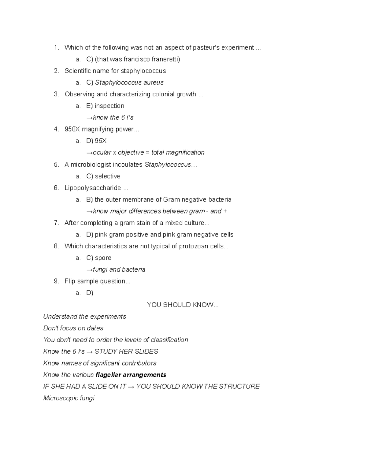 Exam Review - A comprehensive study guide with varying chapters ...