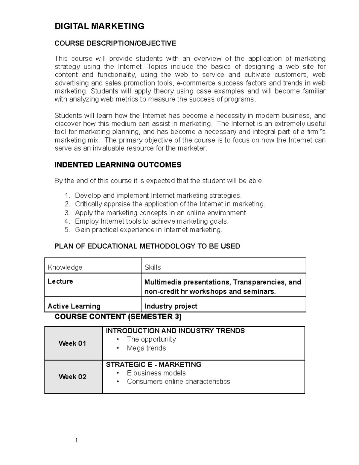 Preview-file - Document - DIGITAL MARKETING COURSE DESCRIPTION ...