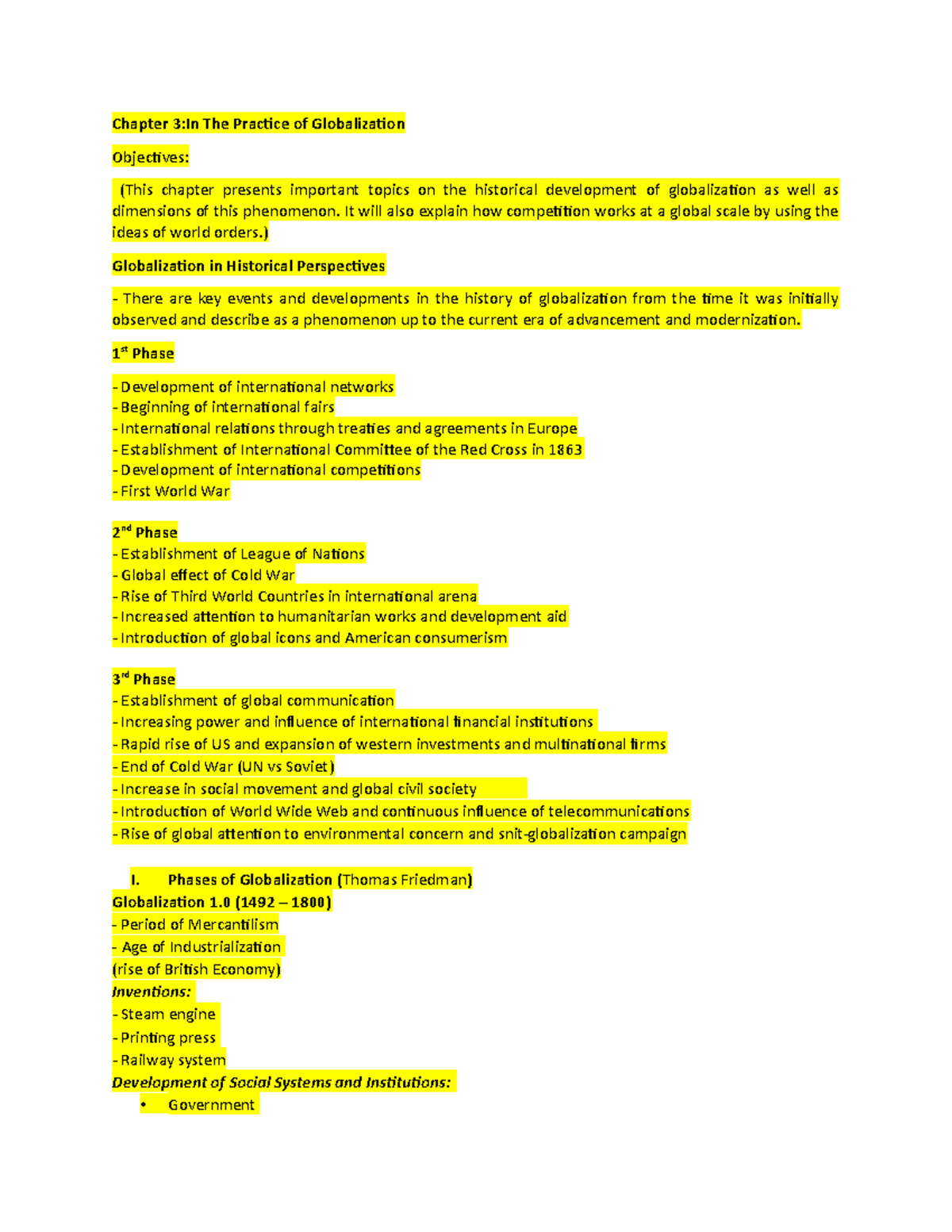 Practice of Globalization - Chapter 3:In The Practice of Globalization ...