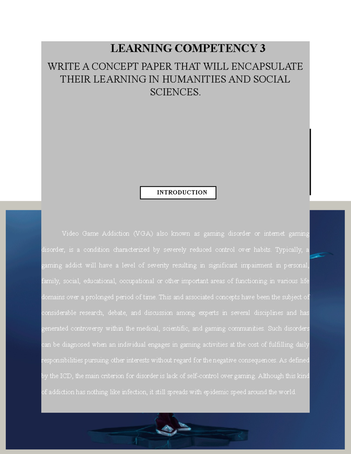 Competency 3 - it contains of compentency lectures - LEARNING ...