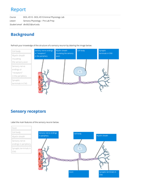 Earthworm Action Potentials – Lab report - Report Course BIOL 4510 BIOL ...