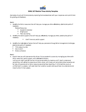 SNHU 107 Module Six Activity Template - SNHU 107 Module Six Activity ...