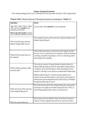Ch. 3 Reading Worksheet - Chapter Reading Worksheet This reading ...