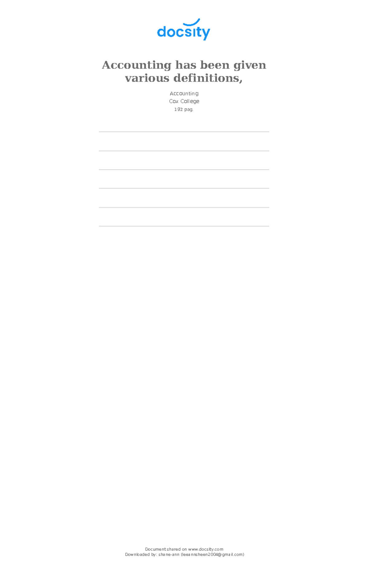 Ia1 by millan - intermediate accounting notes - Accounting has been ...