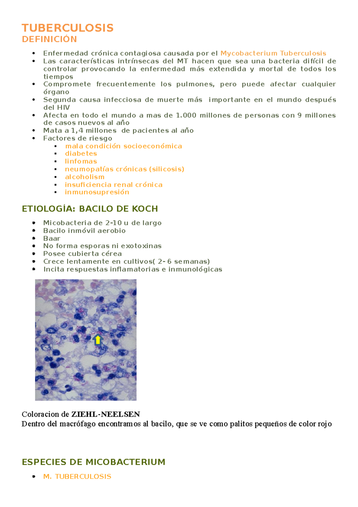 Tuberculosis - TUBERCULOSIS DEFINICIÓN Enfermedad crónica contagiosa ...